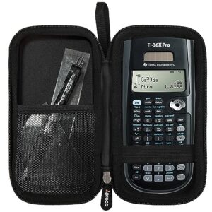 aproca hard travel storage case, for texas instruments ti-36x pro/casio fx-991esplus scientific calculator