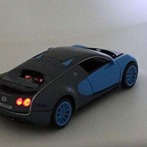 Model Cars,1:32 Bugatti Veyron Alloy Diecast Cars with Light&Sound