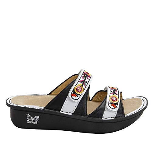 Alegria Clara Womens Sandal Black 8 M US