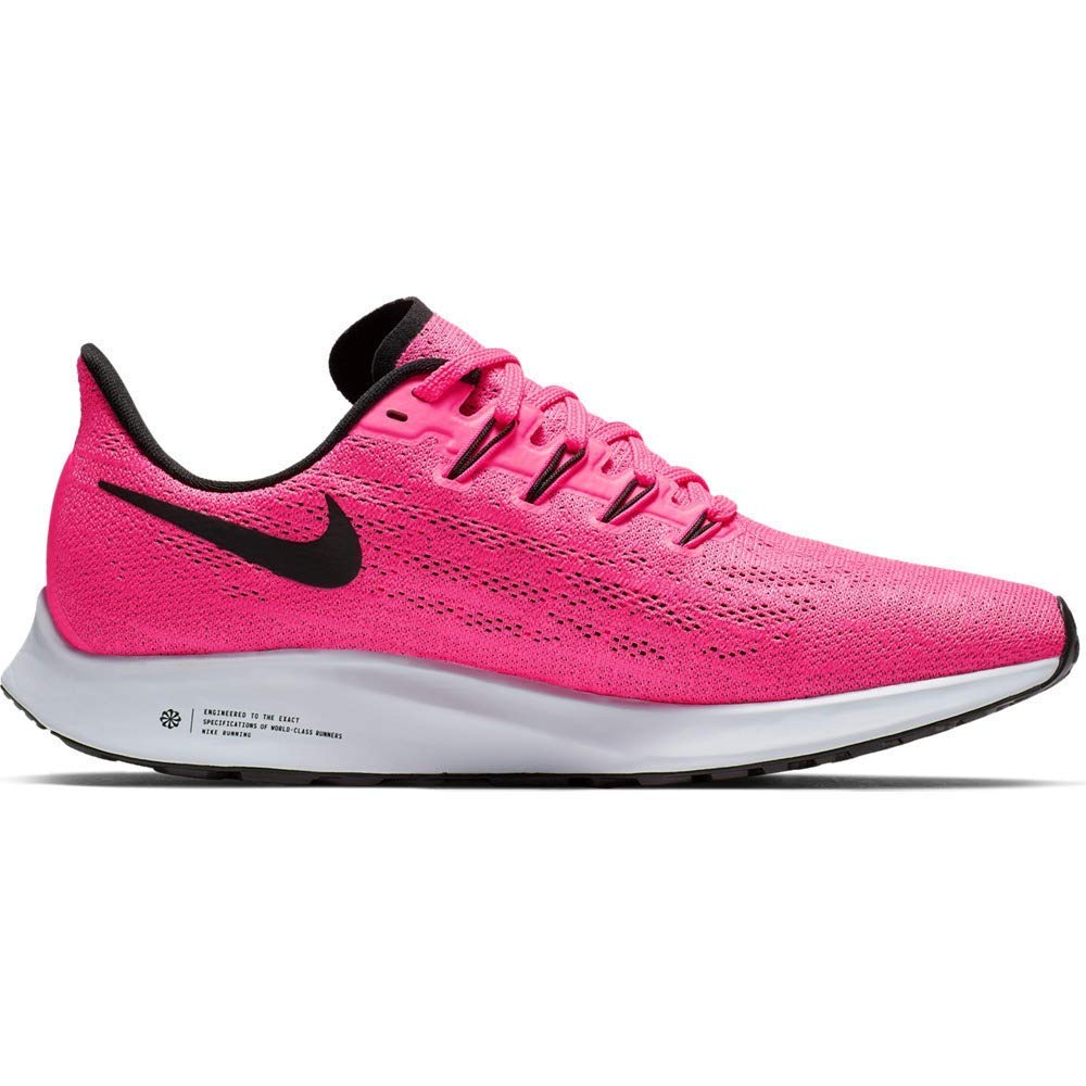 Nike Women's Air Zoom Pegasus 36 Running Shoes, Hyper Pink/Half Blue/Black, 7