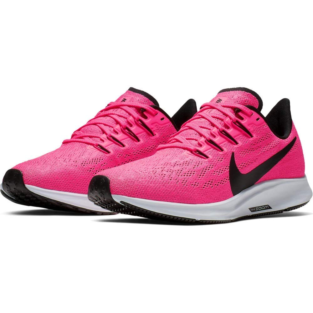 Nike Women's Air Zoom Pegasus 36 Running Shoes, Hyper Pink/Half Blue/Black, 7