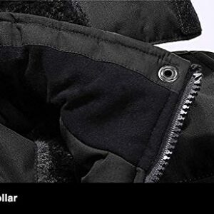 MAGCOMSEN Snowboarding Jackets for Men Warm Waterproof Jacket Ski Jacket Military Tactical Jacket Coat Winter Parka with Hood Raincoat (US M=CN 2XL)