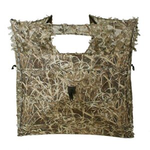 auscamotek duck hunting pop up ground blind portable quick setup lightweight deer blind 3-sides camouflage tent