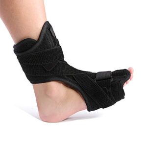 Foot BraceFoot Drop Night Splint Orthotics Fracture Sprain Injury Support Wrap Breathable Ankle Brace with Masssage Ball