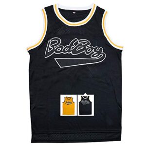 yeee jpegln biggie smalls jersey badboy #72 basketball jersey s-xxxl (black, xl)