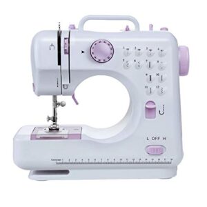 kpcb sewing machines for beginners with 12 stitches mini size with backstitch