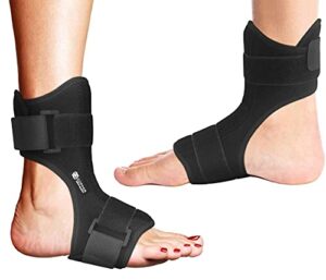 copper compression plantar fasciitis night splint - drop foot orthopedic brace and dorsal planter fasciitis for right or left foot. night splints support sleep, recovery, tendonitis, arthritis