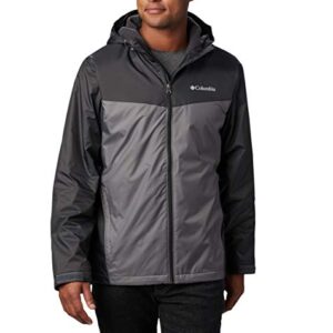 Columbia Men's Glennaker Sherpa Lined Jacket, Shark/City Grey, X-Large