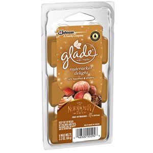 Glade Wax Melts Air Freshener - Holiday Collection 2018 - Nutcracker Delight - Net Wt. 2.3 OZ (66 g) Per Package - Pack of 2 Packages