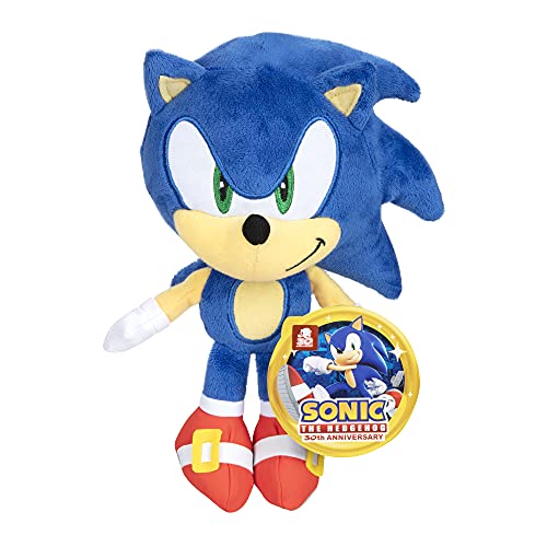 Sonic The Hedgehog Plush 9-Inch Modern Sonic Collectible Toy