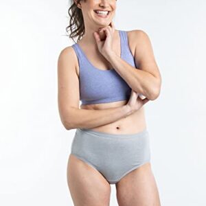 Fruit of the Loom Women's Beyondsoft Underwear, Super Soft Designed with Comfort in Mind, Available in Plus Size, Brief-Cotton Blend-12 Pack-Colors May Vary, 8