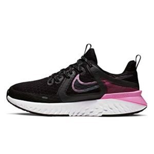 Nike Women's Trail Running Shoes, Black Black Cool Grey Psychic Pink White 004, 4.5 UK