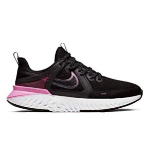 Nike Women's Trail Running Shoes, Black Black Cool Grey Psychic Pink White 004, 4.5 UK