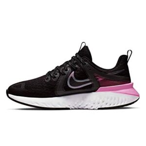 Nike Women's Trail Running Shoes, Black Black Cool Grey Psychic Pink White 004, 4.5 UK