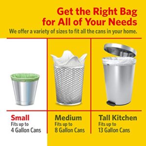 Glad Small Kitchen Drawstring Trash Bags, 4 Gallon, Febreze Sweet Citron & Lime, 34 Count