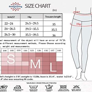 Redqenting High Waisted Seamless Leggings for Women Tummy Control, Squat Proof Workout Yoga Pants Gray