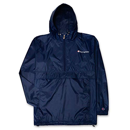 Champion Jacket Mens Big and Tall Hoodie Anorak Windbreaker Jackets for Men