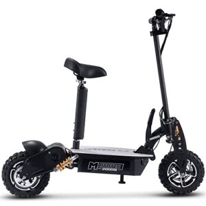 MotoTec 2000W 48V Electric Scooter Black