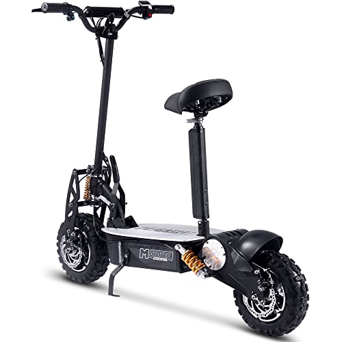 MotoTec 2000W 48V Electric Scooter Black