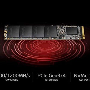 XPG SX6000 Lite 512GB PCIe 3D NAND PCIe Gen3x4 M.2 2280 NVMe 1.3 R/W up to 1800/1200MB/s SSD (ASX6000LNP-512GT-C)