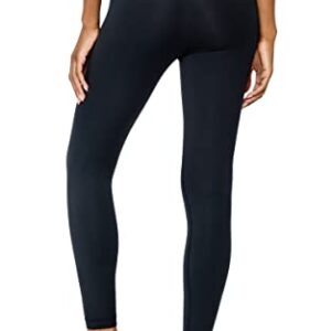 Yogalicious High Waist Ultra Soft Lightweight Leggings - High Rise Yoga Pants - Black Lux 25" - Large