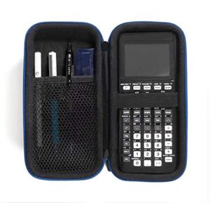 casesack graphing calculator case for texas instruments ti84 plus, ti84, ti83, ti89, ti-nspire cxii/ti nspire cx cas/ti nspire cx, stationary mesh pocket, pen/pencil holder