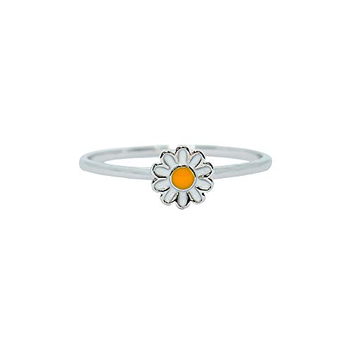 Pura Vida Silver Daisy Ring Size 8 - .925 Sterling Silver Ring