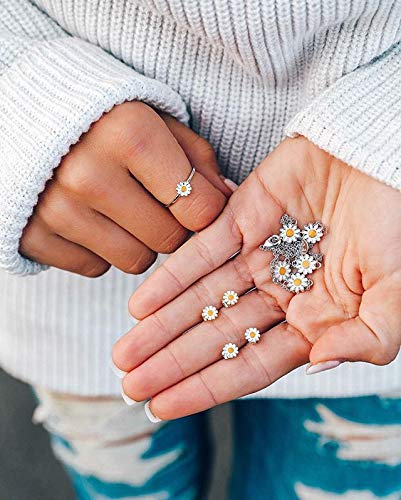 Pura Vida Silver Daisy Ring Size 8 - .925 Sterling Silver Ring