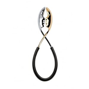 bugatti italy - gold kiss salad tongs - black