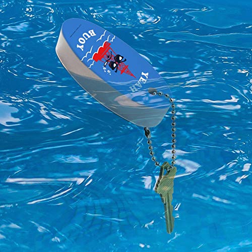 GRAPHICS & MORE Yeah Buoy Boy Funny Humor Floating Keychain Oval Foam Fishing Boat Buoy Key Float