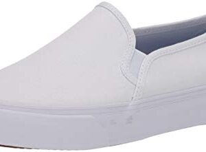 Keds Women's Double Decker Sneaker, White, 9.5