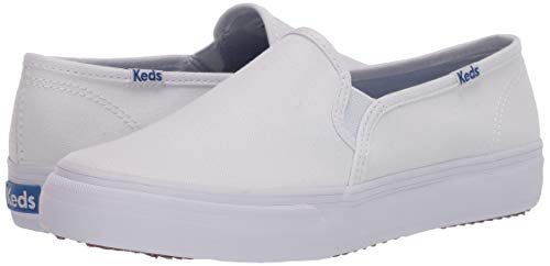 Keds Women's Double Decker Sneaker, White, 9.5