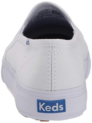 Keds Women's Double Decker Sneaker, White, 9.5