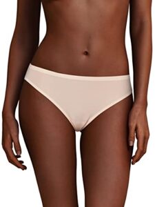 chantelle women's soft stretch one size seamless thong, nude blush, os