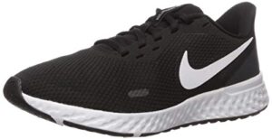 nike women's revolution 5 running shoe, black/white-anthracite, 9 wide us