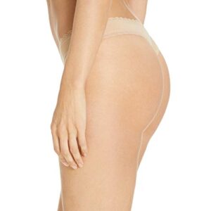 Calvin Klein Women's Flirty Thong Panty, Bare, S