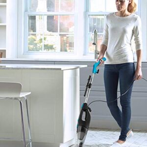 Eureka Home Lightweight Stick Vacuum Cleaner, Powerful Suction Corded Multi-Surfaces, 3-in-1 Handheld Vac, Blaze Blue