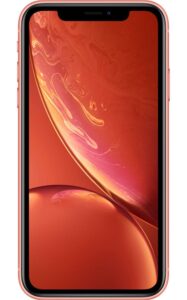 apple iphone xr, us version, 256gb, coral - unlocked (renewed)