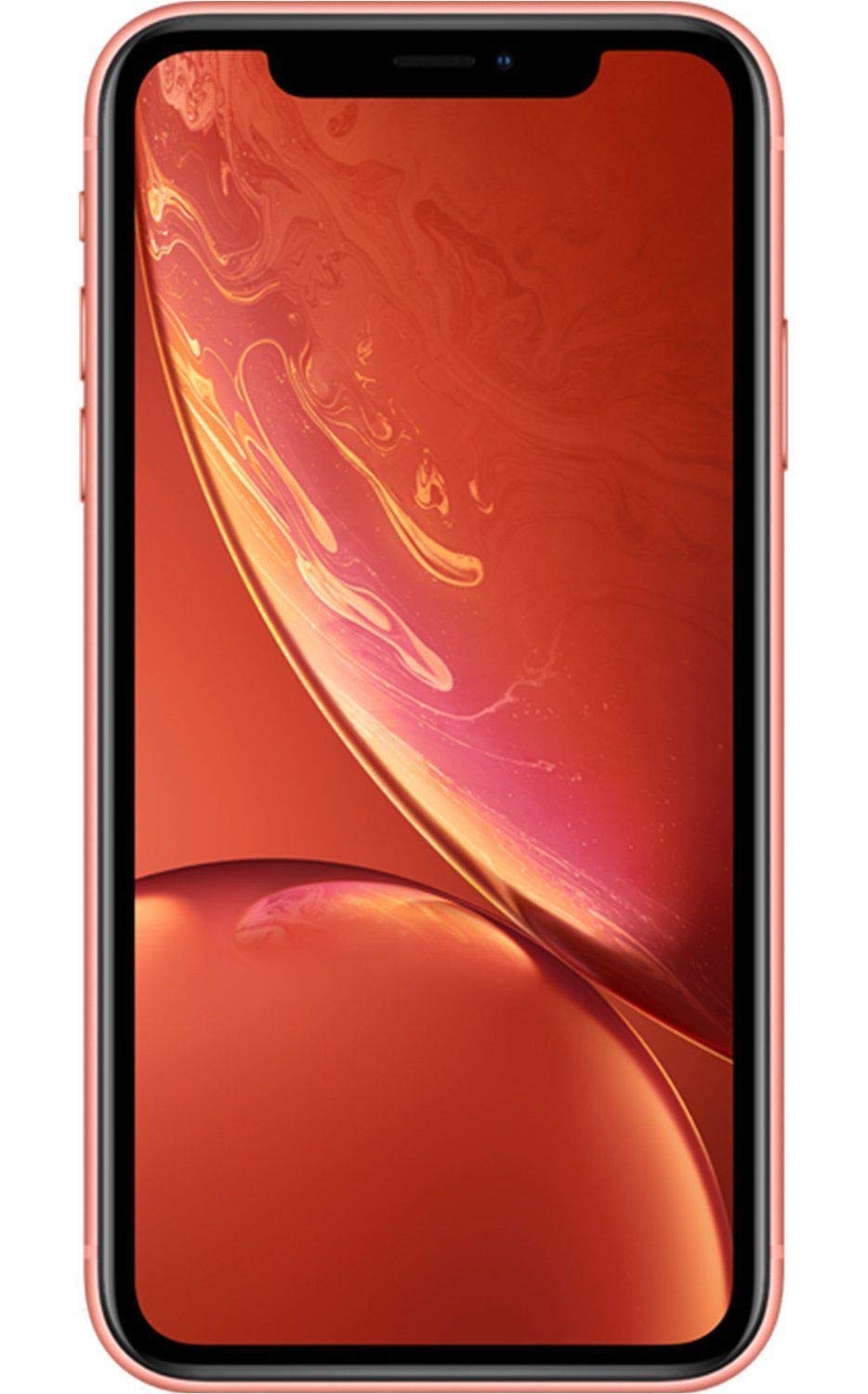 Apple iPhone XR, US Version, 256GB, Coral - Unlocked (Renewed)