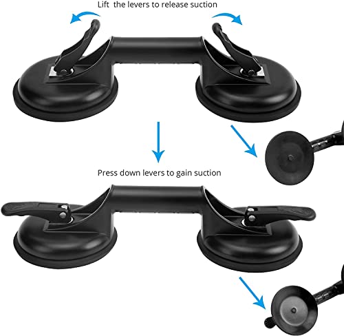 FCHO Floor Gap Fixer Tool for Laminate Floor Gap Repair Include Suction Cup and Mallet (Can't use on scraped surface floor)