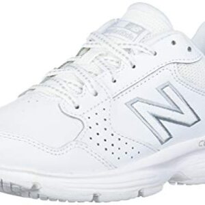 New Balance Women's 411 V1 Walking Shoe, White/White, 8