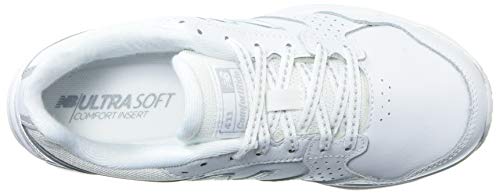 New Balance Women's 411 V1 Walking Shoe, White/White, 8