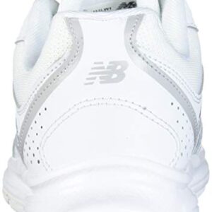 New Balance Women's 411 V1 Walking Shoe, White/White, 8