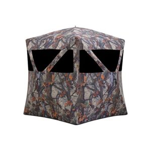 barronett blinds pr200bt prowler 200 ultra-light pop-up portable hunting blind, woodland camo, 71" x 71"