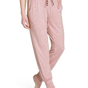 Jockey Women's Sleepwear Soft Serenity Modal Jogger, Pink Heather, S