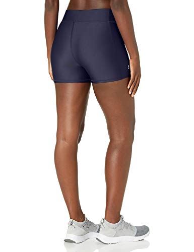 Under Armour Women's Team Shorty 3 , Midnight Navy (410)/White , Small