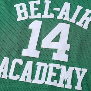 Eway Jersey #14 Basketball Jerseys S-XXXL(Green, XXL)