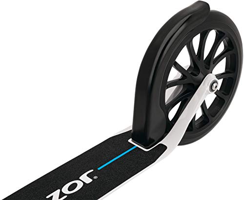 Razor A6 Kick Scooter for Kids Ages 8+ - Extra-Tall Handlebars & Longer Deck, 10" Urethane Wheels, Anti-Rattle Technology, For Riders Up to 220 lbs