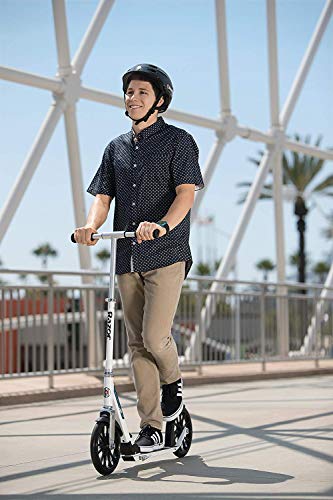 Razor A6 Kick Scooter for Kids Ages 8+ - Extra-Tall Handlebars & Longer Deck, 10" Urethane Wheels, Anti-Rattle Technology, For Riders Up to 220 lbs