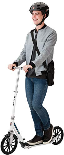 Razor A6 Kick Scooter for Kids Ages 8+ - Extra-Tall Handlebars & Longer Deck, 10" Urethane Wheels, Anti-Rattle Technology, For Riders Up to 220 lbs